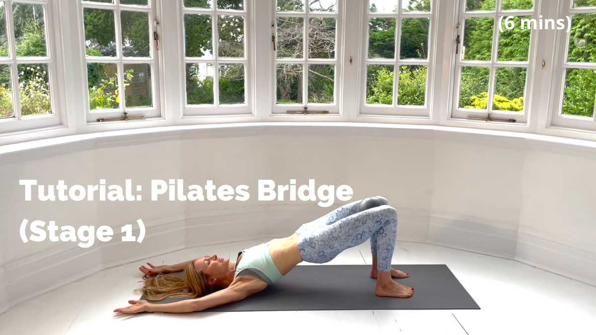 Tutorial: Pilates Bridge (Stage 1) - Elizabeth Nadine | Yoga, Pilates ...